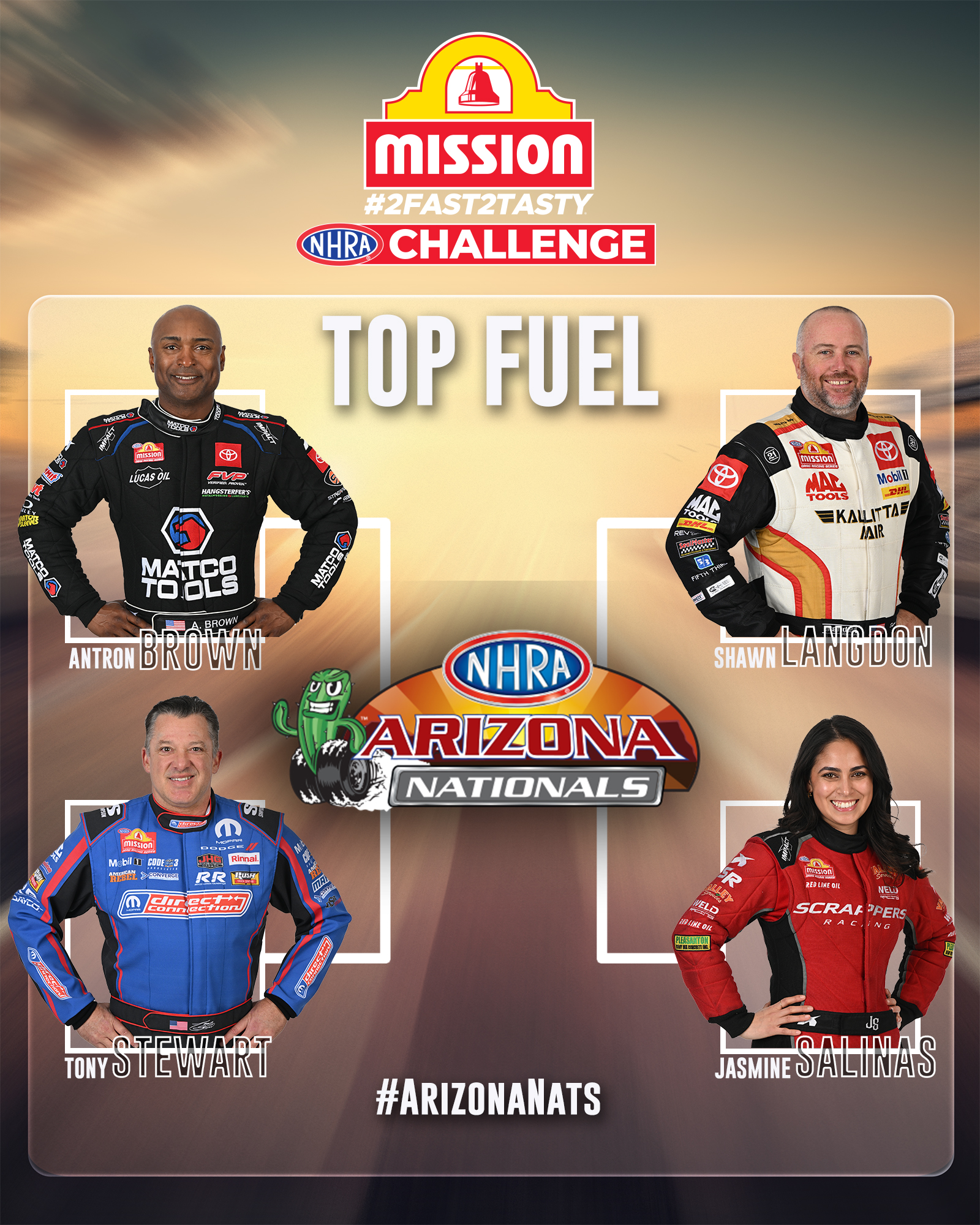 Mission #2Fast2Tasty NHRA Challenge | NHRA